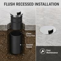 China Weatherproof In Ground Driveway Lights 12W CREE COB Side Emission Pathway Lamp IP68 MA80-1 for sale