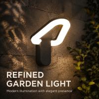 China Front Door LED Outdoor Wall Lights With Dusk To Dawn Sensor For House And Porch for sale
