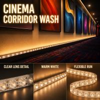 China 1410 Glue Filled Flexible LED Wall Washer 42LEDs/M 16W DC24V Multi Beam Angle For Grazing Lighting for sale