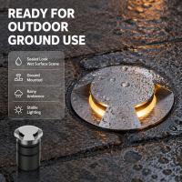 China 3 Directional Path Light 12W CREE COB Tri Window Deck Uplight IP68 Waterproof - MA80-3 for sale