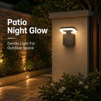 China Weatherproof Square LED Outdoor Wall Lights Lantern Style For Garden Fence Courtyard Patio for sale