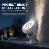 China Anti Oxidation Outdoor LED Floodlight 2000-6500K 21W IP66 Waterproof For Precise Outlining for sale