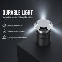China Quad Emission Outdoor Ground Spotlights 12W CREE COB 4 Aperture Driveway Lighting for sale