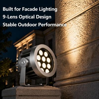 China Outdoor LED Projector Light RGBW With High Luminous Efficiency And Durable Housing For Resort Villa Parks Manufacturer for sale