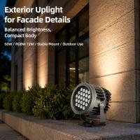 China 60W RGBW 72W Outdoor Architectural Flood Light Multi Beam Angle for Parking Lot Bridge for sale