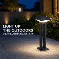 China Outdoor Waterproof IP65 Solar Bollard Light LED Garden Lawn Lamp for Yard Walkway Driveway for sale