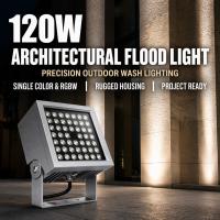 China 120W High Power RGBW Single Color Flood Light For Facade Washing And Landscape Projects for sale