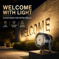 China Commercial LED FloodLight 72W Efficient Heat Dissipation CRI80 for Office Towers for sale