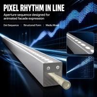 China Customizable 12W Exterior LED Linear Lights Facade Light With Hidden Cable Channel for sale