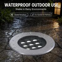 China Flush Mount Ground Uplight 12W Ultra Thin 43mm Landscape Spot IP68 Waterproof - MB170 for sale