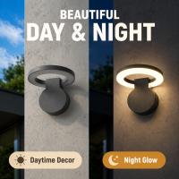 China Modern LED Exterior Wall Light with Motion Sensor 0-10V Dimming for Front Door and House Entrance for sale
