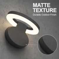 China Modern LED Exterior Wall Light with Motion Sensor 0-10V Dimming for Front Door and House Entrance for sale