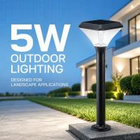 China High Brightness 5W Solar Lawn Lights IP65 Rating LED Solar Pathway Lights With Auto Sensor for sale