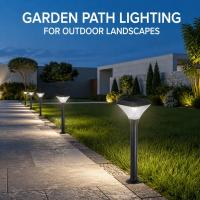 China High Brightness 5W Solar Lawn Lights IP65 Rating LED Solar Pathway Lights With Auto Sensor for sale