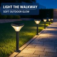 China High Brightness 5W Solar Lawn Lights IP65 Rating LED Solar Pathway Lights With Auto Sensor for sale