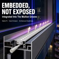 China 12-14W Flying Wing Architectural Linear Light DC24V IP66 Rating For Facade Lighting for sale