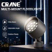 China 24W CRANE Architectural Led Flood Lights Multi Moun LED Spotlight For Building Facade for sale