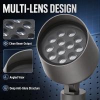 China 24W CRANE Architectural Led Flood Lights Multi Moun LED Spotlight For Building Facade for sale