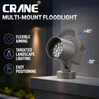 China Outdoor Architectural LED Flood Lights 36W CRANE Adjustable Spotlight For Facade Courtyard for sale