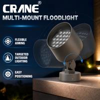 China CRANE R170 Multi Mount LED Flood Light 48W 60W Outdoor Landscape Uplight For Exterior Lighting for sale