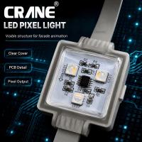 China DC24V Addressable LED Pixel Point Light IP67 RGB Digital Point Light for Building Facade Lighting for sale