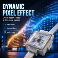 China DC24V Addressable LED Pixel Point Light IP67 RGB Digital Point Light for Building Facade Lighting for sale