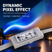China Sync Control LED Point Lights Addressable RGB Pixel Lamp Outdoor Media Wall Screen Lighting for sale