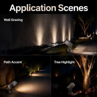 China Architectural LED Outdoor Spotlight Anti Glare Adjustable Metal Landscape Light For Facade for sale