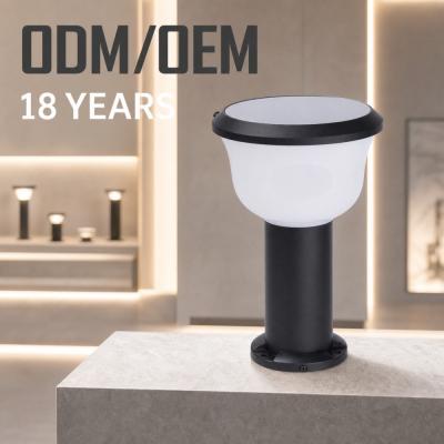 China Outdoor LED Pillar Bollard Light IP65 Waterproof Modern Frosted Cover Lawn Lamp for Apartment Residential for sale