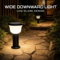 China Outdoor LED Pillar Bollard Light IP65 Waterproof Modern Frosted Cover Lawn Lamp for Apartment Residential for sale