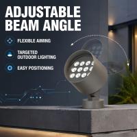 China Multi Mount Outdoor LED Flood Light 60‑100W RGBW Adjustable Beam Angle Landscape Uplight for sale