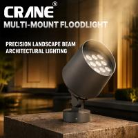 China Multi Mount Outdoor LED Flood Light 60‑100W RGBW Adjustable Beam Angle Landscape Uplight for sale