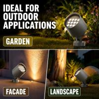 China Multi Mount Outdoor LED Flood Light 60‑100W RGBW Adjustable Beam Angle Landscape Uplight for sale