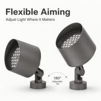 China 80W Multi Mount Outdoor LED Flood Lights Adjustable Tilt Heavy Duty Metal Landscape Spotlight for sale