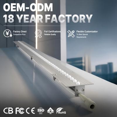 China 12‑14W Recessed Linear Facade Light DC24V DMX512 IP66 For Building Curtain Wall Decor for sale