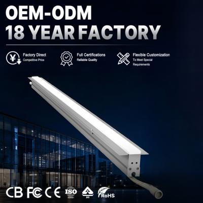 China 12‑15W Surface Mount Linear Facade Light Anti Glare Exterior Led Linear Lighting 80lm/W for sale