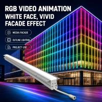 China 12‑15W Surface Mount Linear Facade Light Anti Glare Exterior Led Linear Lighting 80lm/W for sale