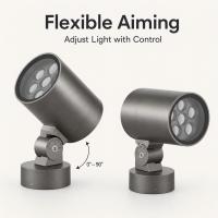 China T85 IP65 Waterproof Outdoor Led Spotlights 2000-6500K Wide Beam Angle Security Lighting for sale