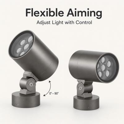 China T85 IP65 Waterproof Outdoor Led Spotlights 2000-6500K Wide Beam Angle Security Lighting for sale