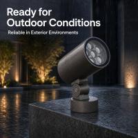 China T85 IP65 Waterproof Outdoor Led Spotlights 2000-6500K Wide Beam Angle Security Lighting for sale