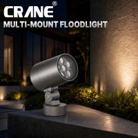 China T85 IP65 Waterproof Outdoor Led Spotlights 2000-6500K Wide Beam Angle Security Lighting for sale