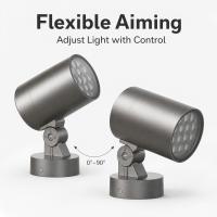 China T120 IP65 Die Cast Aluminum LED Spotlight Single Color Or RGBW for Landscape Project for sale