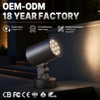 China T120 IP65 Die Cast Aluminum LED Spotlight Single Color Or RGBW for Landscape Project for sale