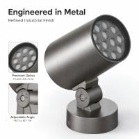 China T120 IP65 Die Cast Aluminum LED Spotlight Single Color Or RGBW for Landscape Project for sale