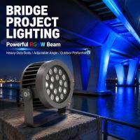 China High Lumen Round Outdoor LED Flood Lights With 20 Lens Array for Industrial Warehouses for sale