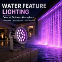 China High Lumen Round Outdoor LED Flood Lights With 20 Lens Array for Industrial Warehouses for sale