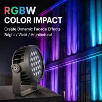 China RGBW 72W Smart LED Flood Lights , LED Spot Lights Outdoor For Resorts Theme Parks for sale
