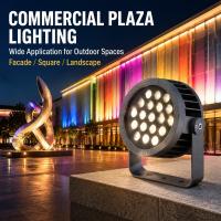 China RGBW 72W Smart LED Flood Lights , LED Spot Lights Outdoor For Resorts Theme Parks for sale