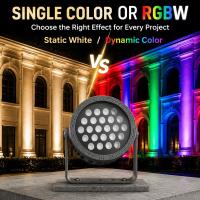 China RGBW 72W Smart LED Flood Lights , LED Spot Lights Outdoor For Resorts Theme Parks for sale