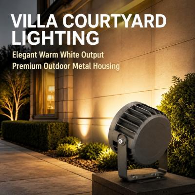 China Aluminum Housing RGBW Outdoor LED Floodlights for Shopping Plaza Center Hotel Entrance for sale